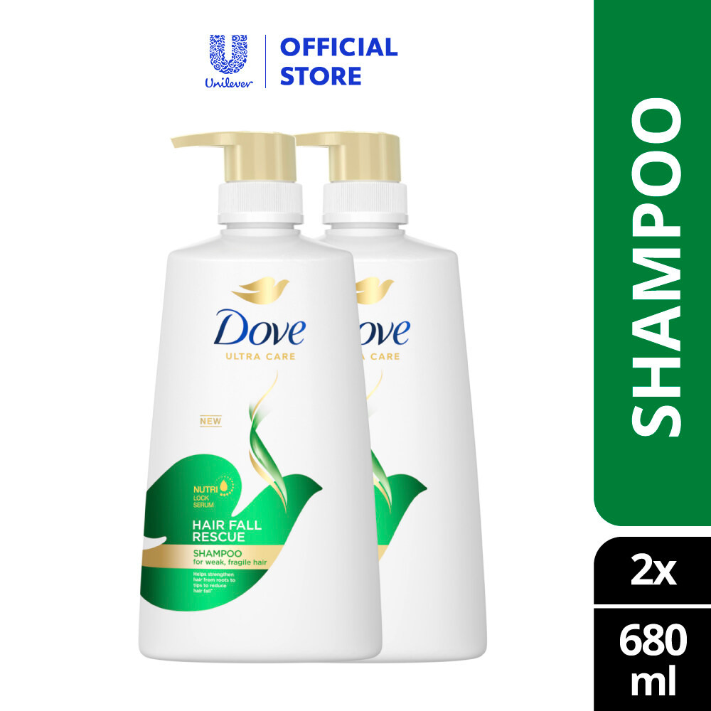 [ ORIGINAL ] Dove Nutritive Solutions Shampoo Hair Fall Rescue 680ml x 2 (oRIGINAL) | Shopee ...