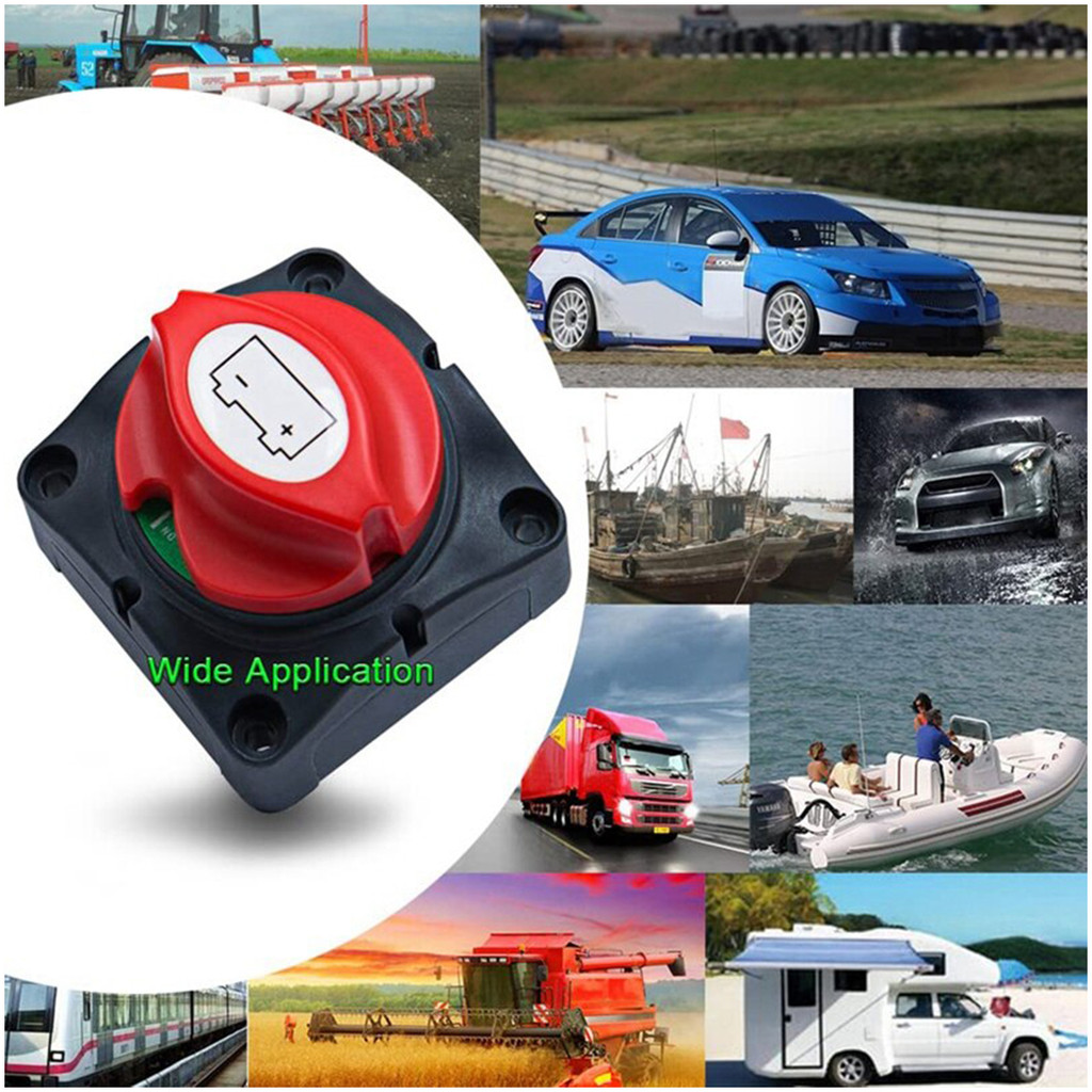 Waterproof Battery Selector Switch 12-24V Battery Isolator Power Cut ...