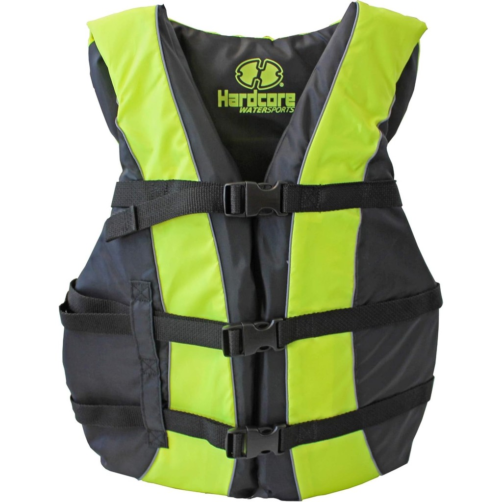 Hardcore Life Jacket Paddle Vest; Coast Guard Approved Type III PFD ...