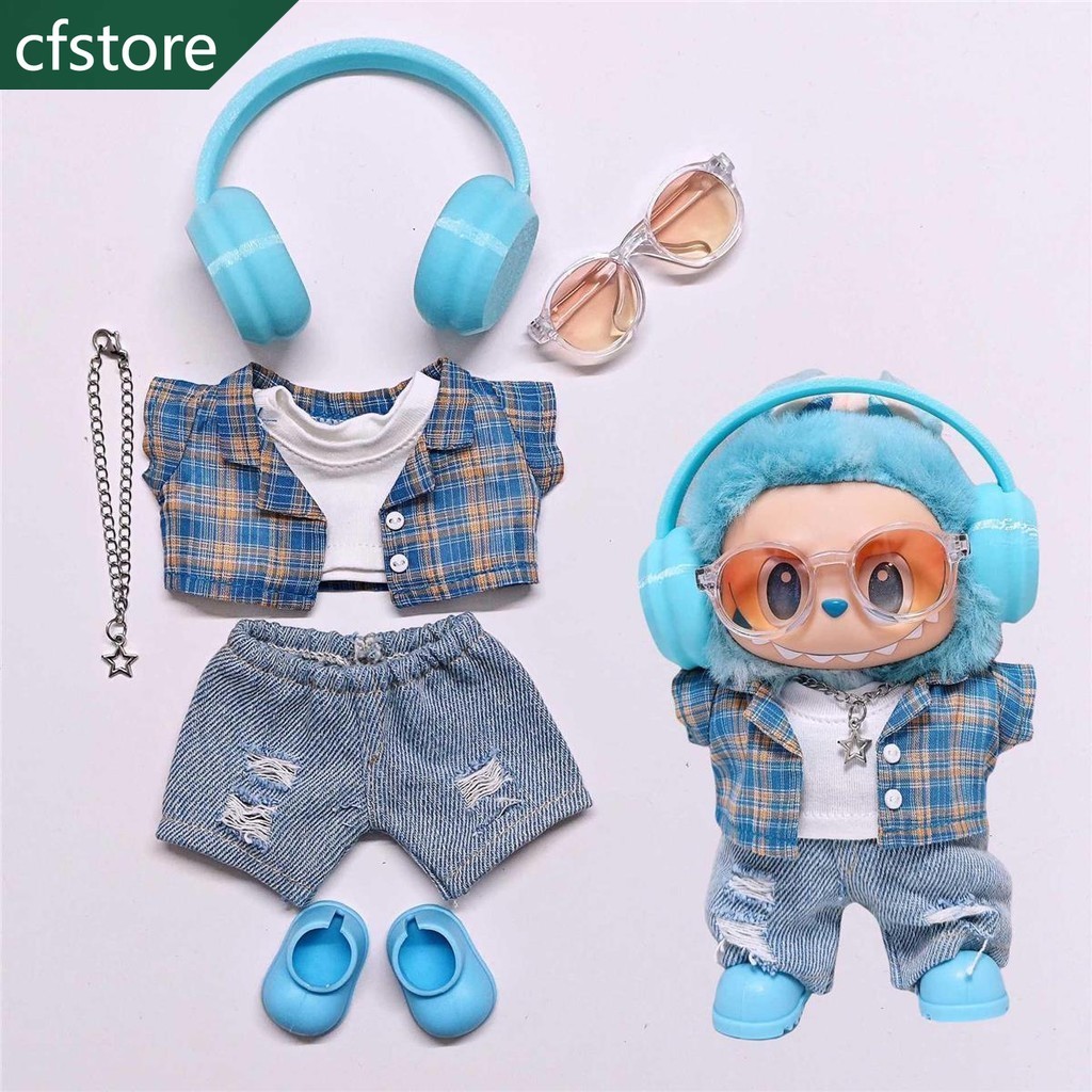 CF(Cloth Only) For Labubu Big Into Energy Series Baby Clothes Blue ...