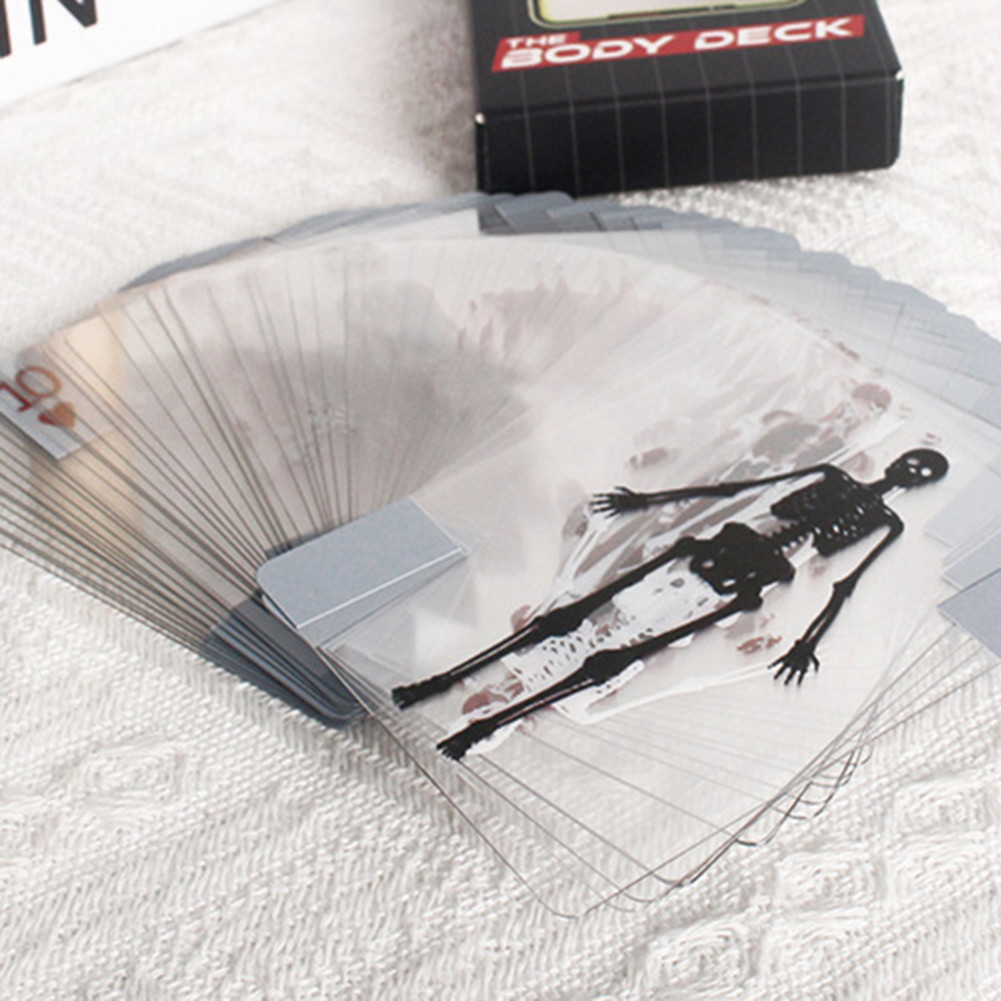 The Body Deck Cards Wear Resist 3D Image Educational Cards Multi ...