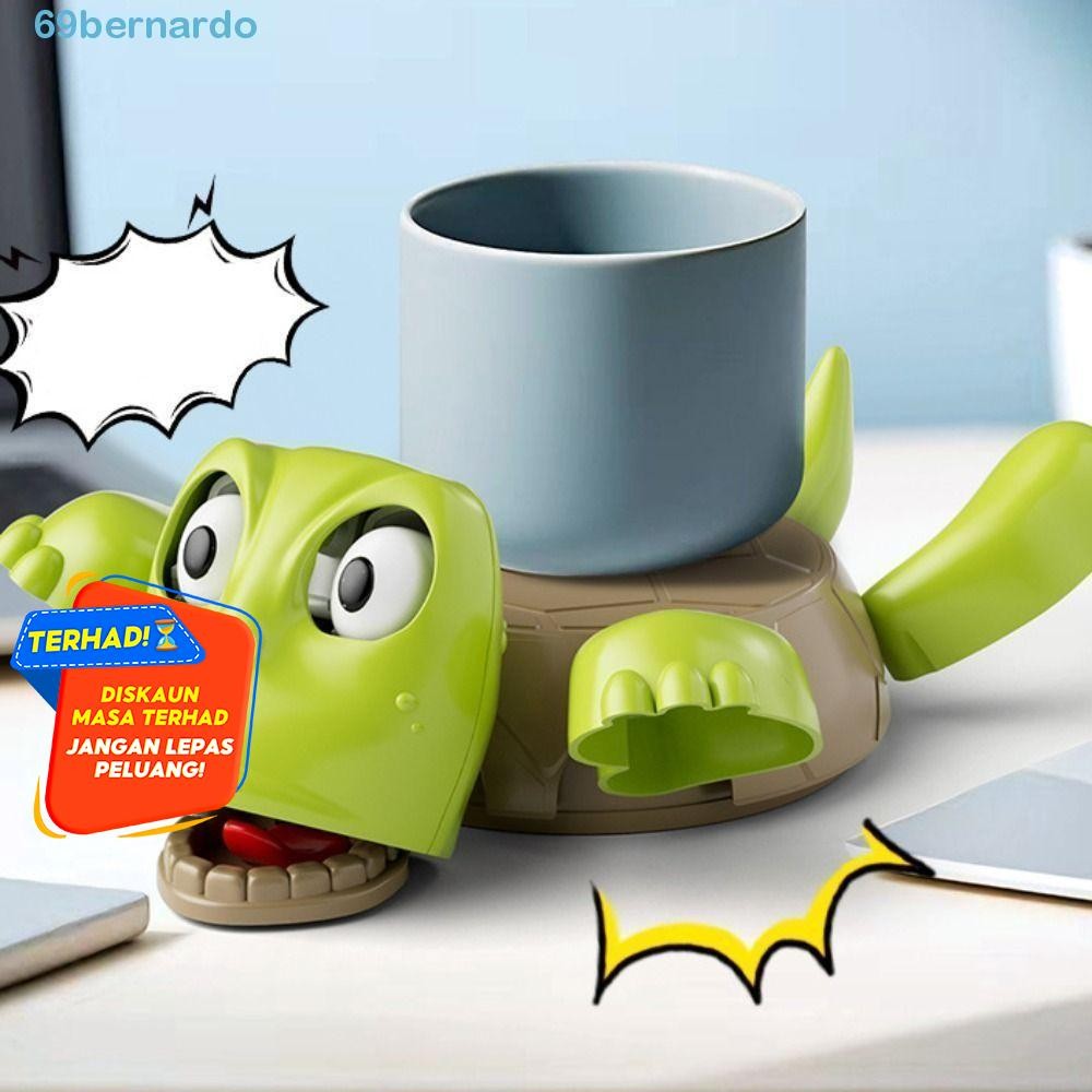 Turtle Cup Pad Quirky Toys - ABS Panicked Turtle Coaster with Creative Gaping Eyes and Funny ...