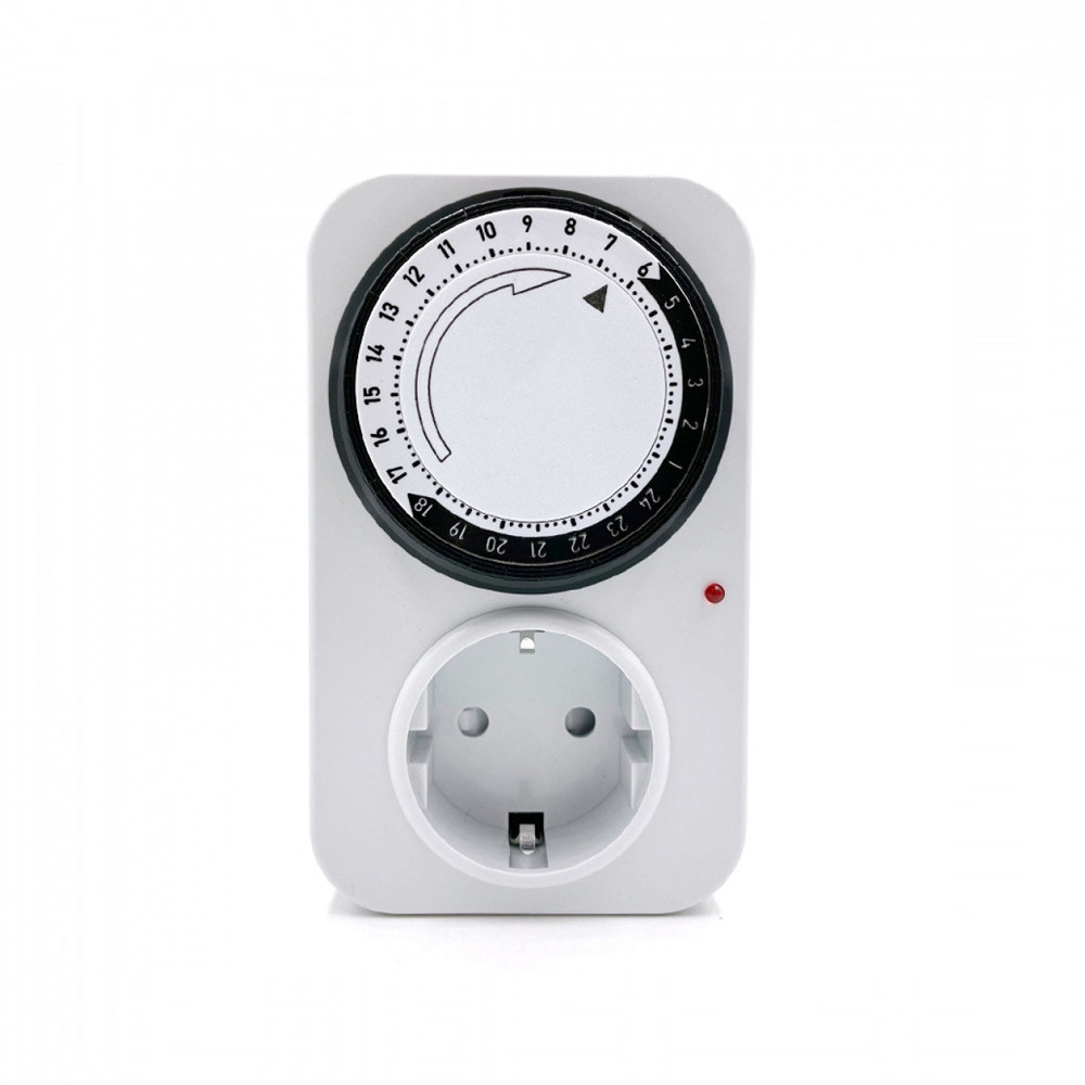 Mechanical Timer Socket 24-Hour Cycle Automatic Switch Electrical Outlet 220-250V 16A 4000W ...