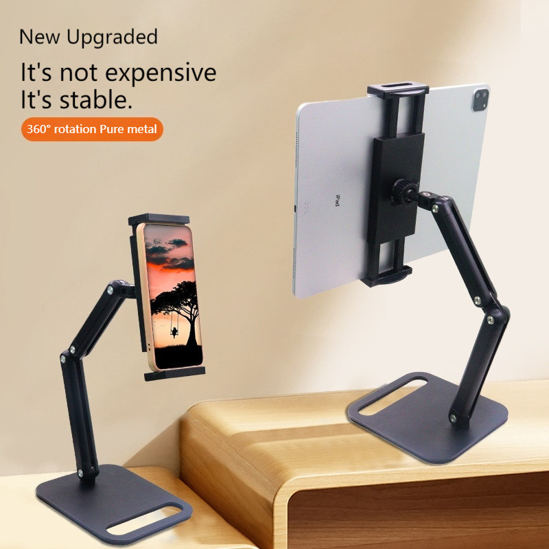 New Portable Display 3-Section Stand Carbon Steel Desktop Phone Stand ...