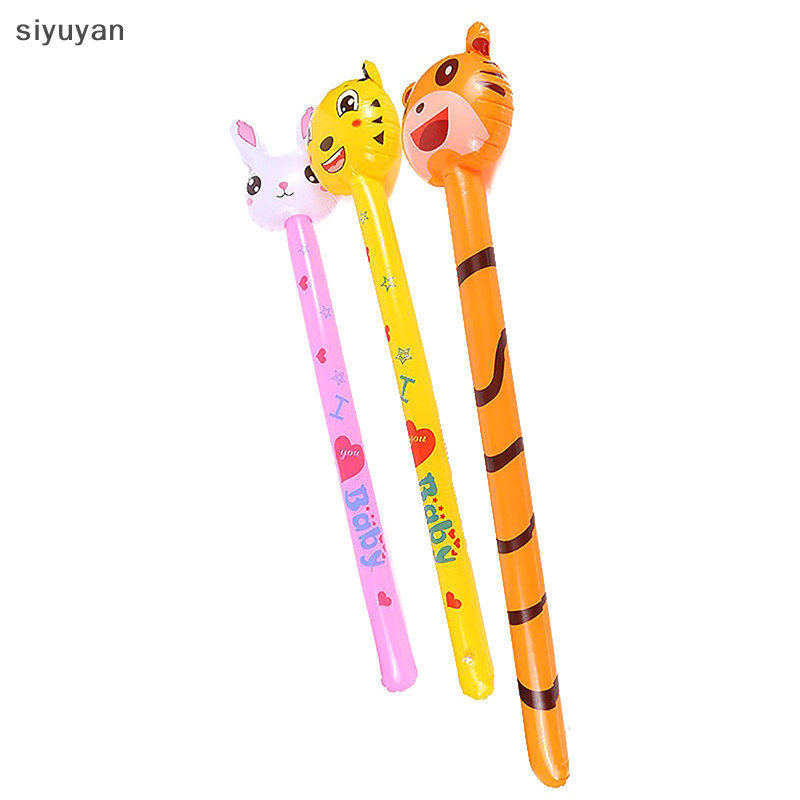Si Catoon Animals Inflatable Stick Farm Animals Pig Bunny Horse Jungle ...