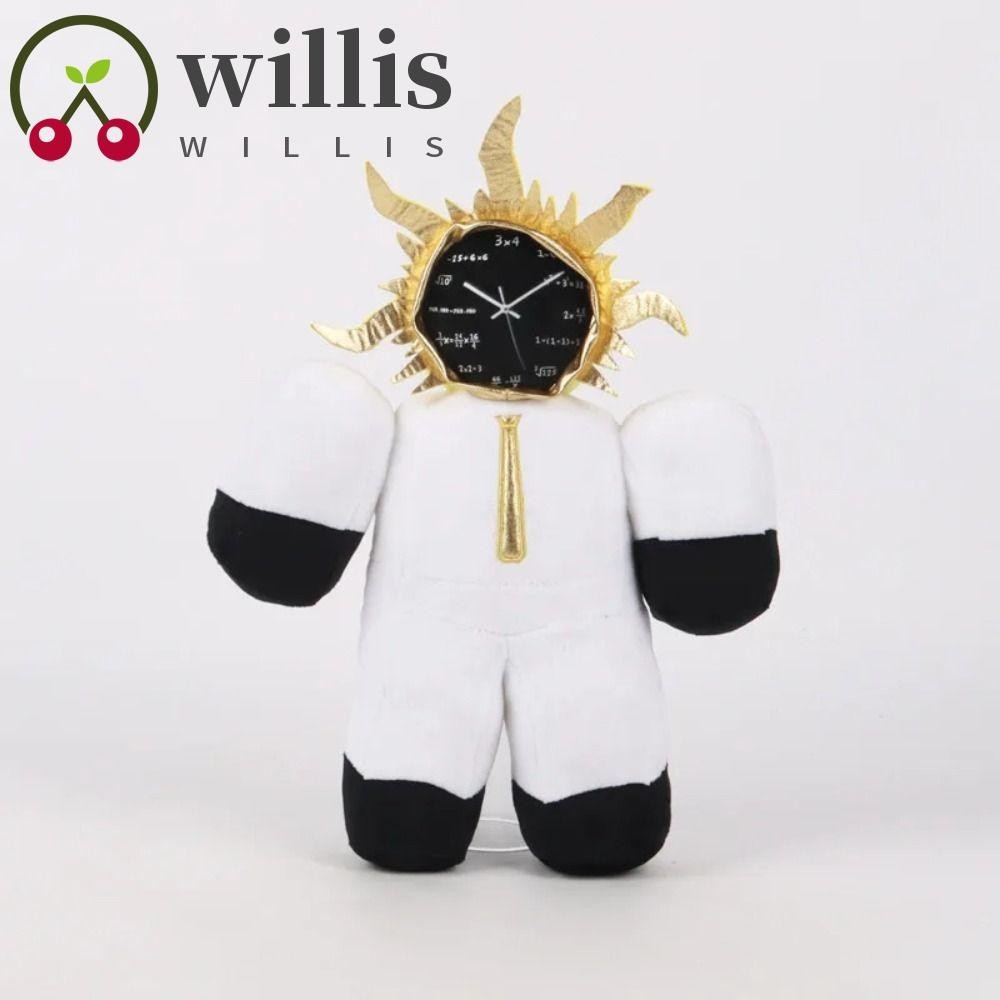 WILLIS Scientist Clockman Plush Toy, Stuffed Cartoon Toilet Tower ...