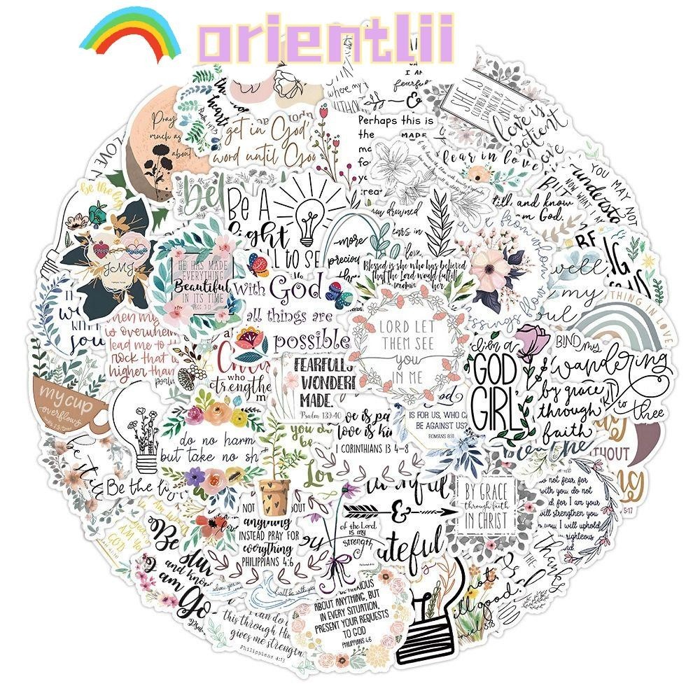 ORIENTLIIY Stickers, Jesus Christian Inspirational Religious Stickers ...