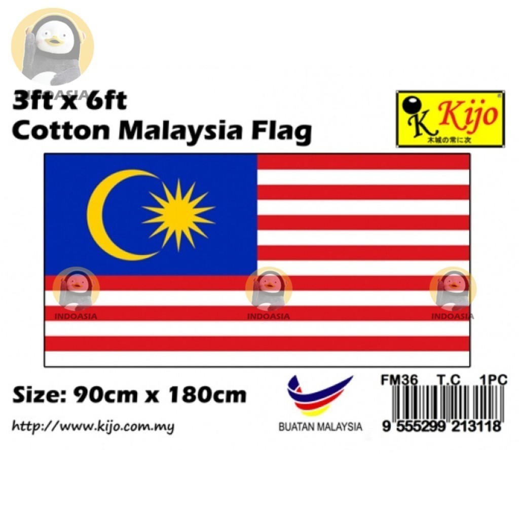 Bendera Malaysia 3x6 Flag Malaysia Ready Stock 90 * 180cm National Day ...