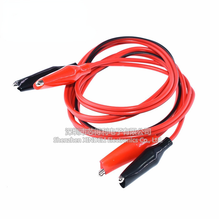Double-headed Alligator Clip Line Banana Plug to Alligator Clip Line ...