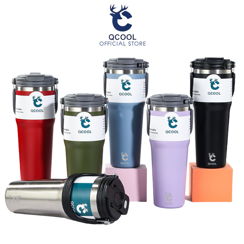 QCOOL Cooler/Hot Mug Thermos Cup 750ml 900ml 1200ml Stainless Steel SUS304 Q8206 Q8207 Q8208 ...