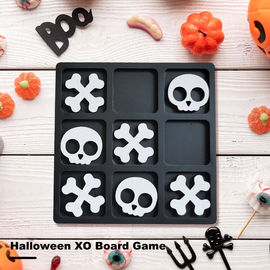 PEN| Halloween Xo Board Game Strategy Board Game Spooky Halloween ...