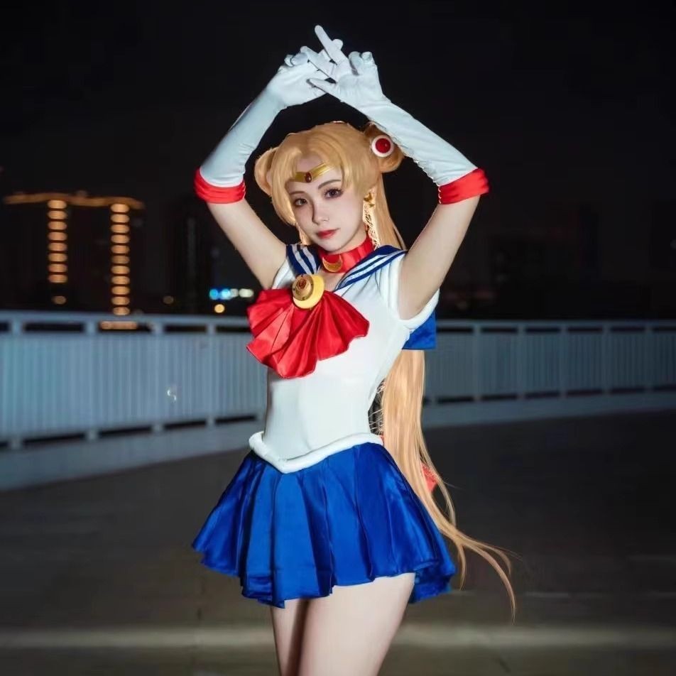 Sailor Moon cos Clothing Moon Hare Sailor Moon cosplay Costume Two ...