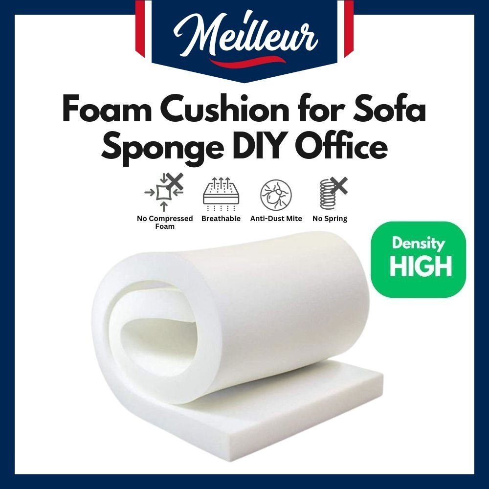 Meilleur Sponge Cushion Foam Sofa 190cm x 107 cm (42 Inch x 75 Inch ...