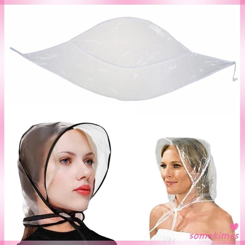 Time PVC Rain Hat for Various Outdoor Activity Rainy Weather Easy to ...