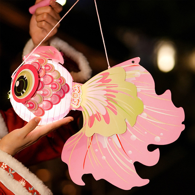 Mid Autumn Festival Colorful Lanterns Colorful Fish Mid Autumn Lantern ...