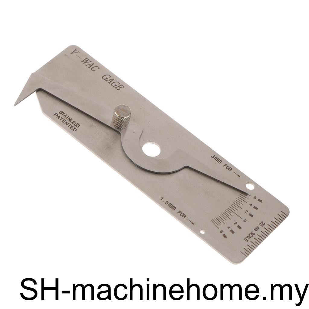 1/2/3/5 V-Wac Welding Gauge Durable Weld Seam Biting Edge Undercut ...