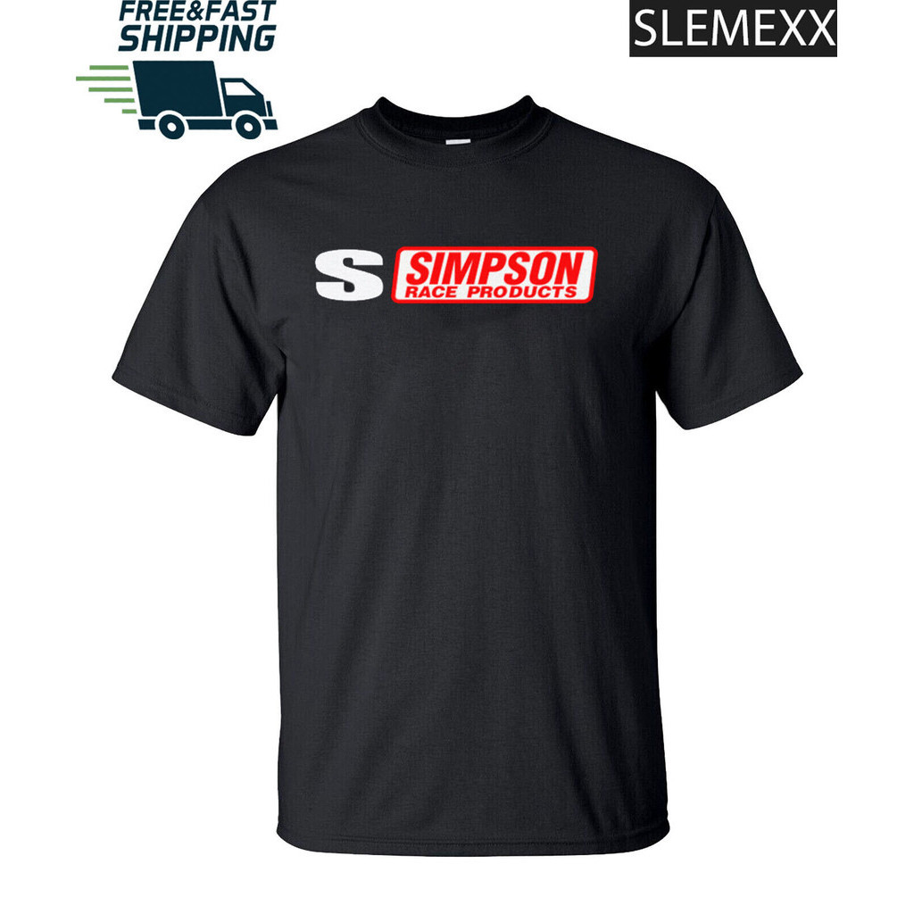 New Simpson Racing men's logo T-shirt American Funny | Shopee Malaysia