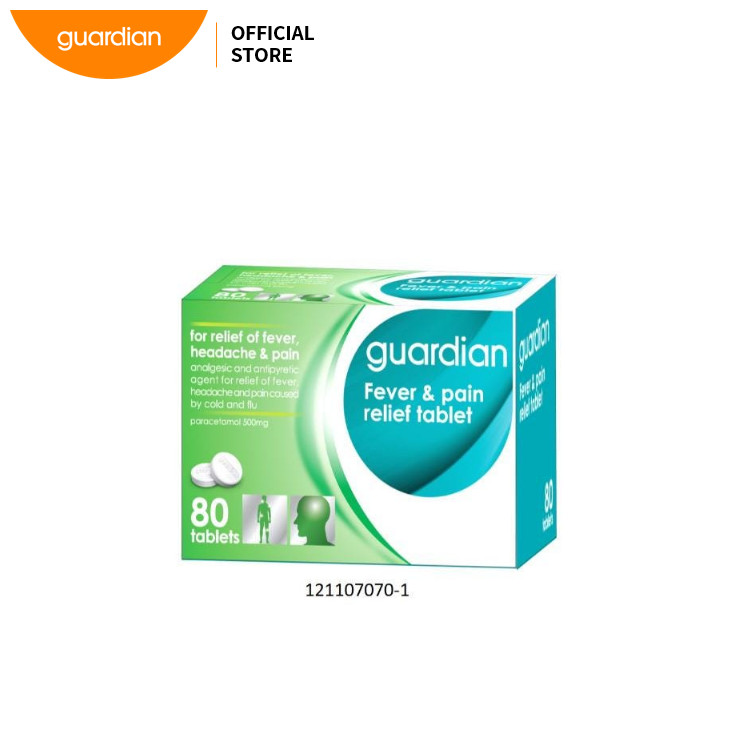 Guardian Fever And Pain Relief Tablet 500Mg 20X4s | Shopee Malaysia