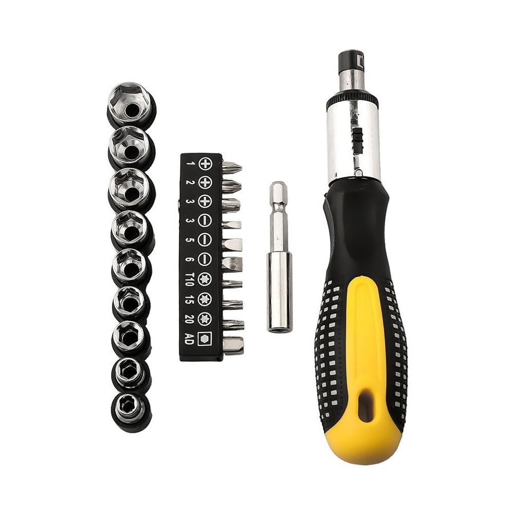 Convenient Socket Connection Ratchet Screwdriver Bits Set Magnetic ...