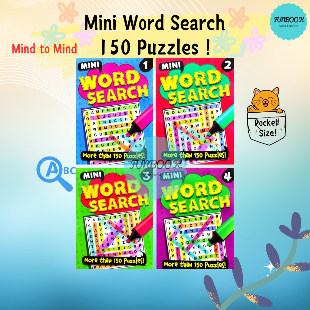 [FUNBOOK] Mini Word Search / Sudoku - More than 150 Puzzles! Pocket ...
