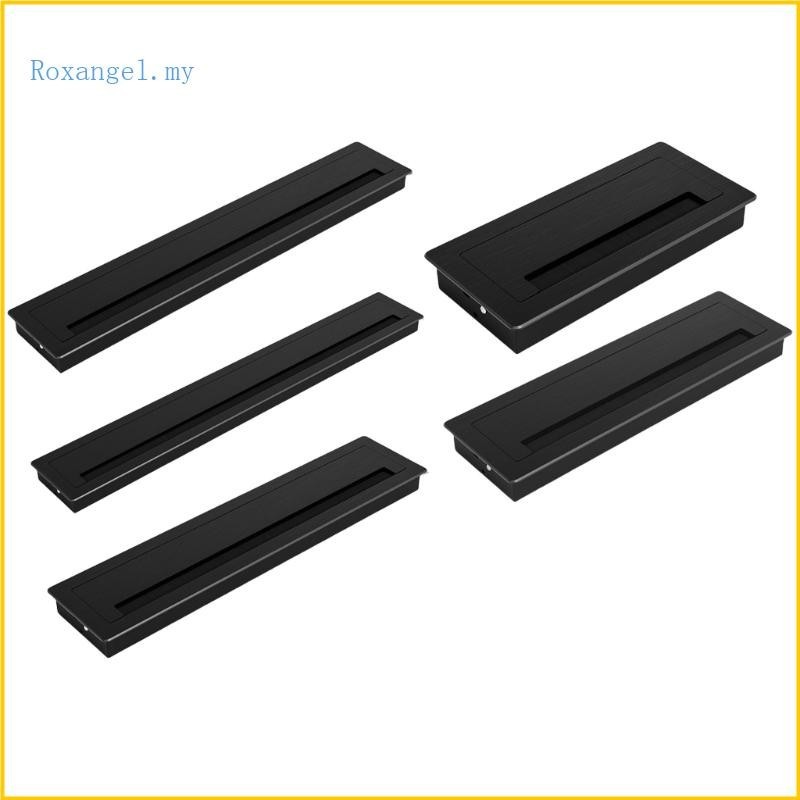 ROX Upgrades Rectangle Cable Hole Cover with Brush Metal Wire Organizes ...