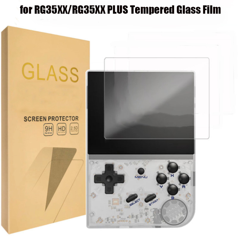 Game Console Tempered Glass Film Screen Protectors for Anbernic RG35XX ...