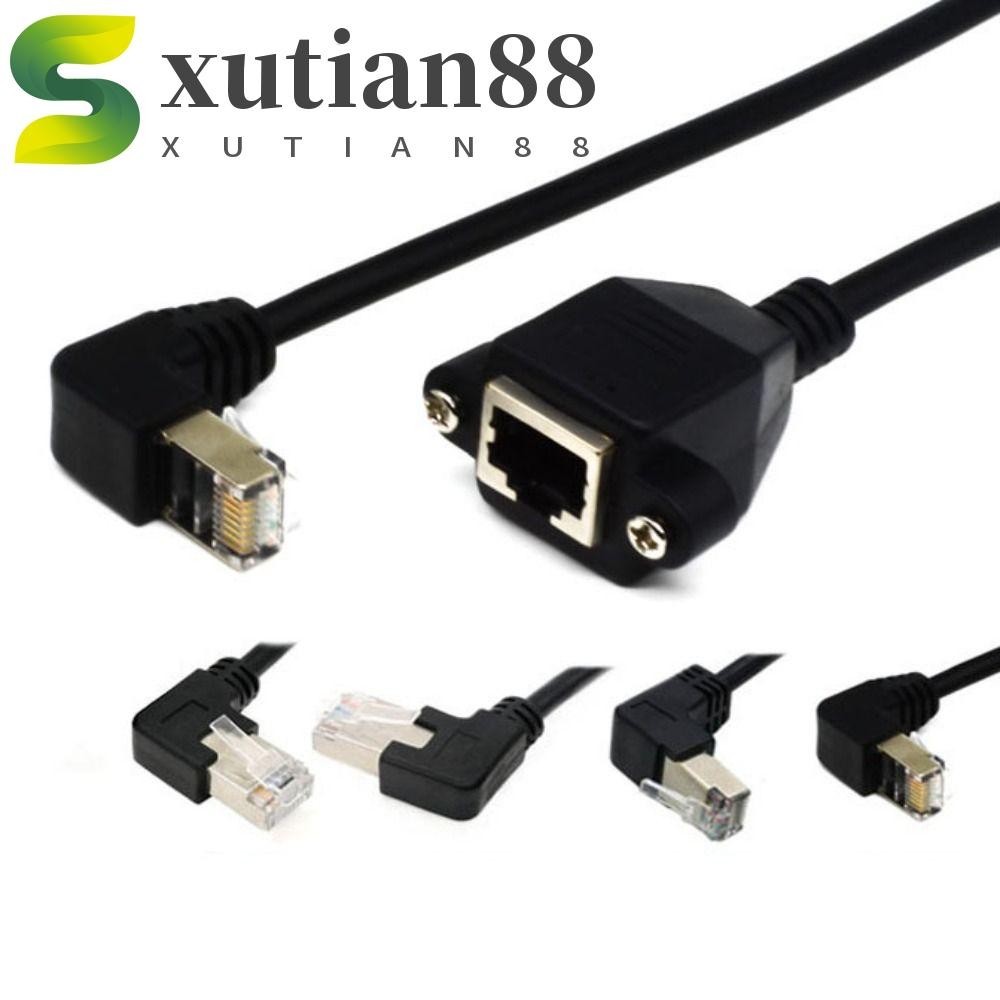 XUTIAN RJ45 Cable Multiple Angles With Screw Holes Five Categories Male ...