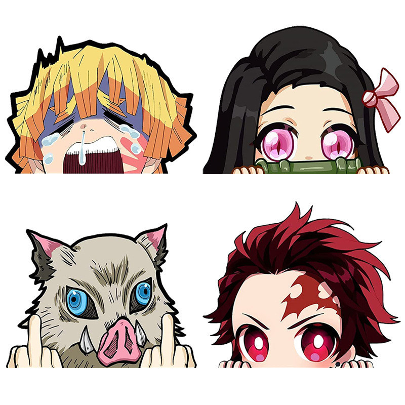 Demon Slayer Sticker Nezuko Tanjiro Sticker Decoration Motorcycle Car ...