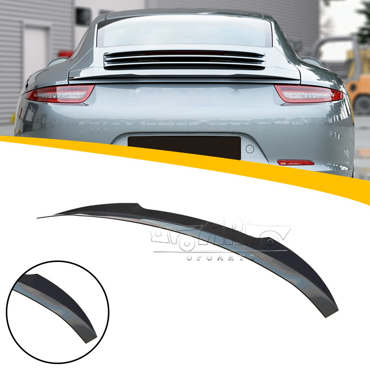 Manufactory ABS Carbon Fiber Rear Trunk Lip Spoiler Ducktail Wing Swan ...