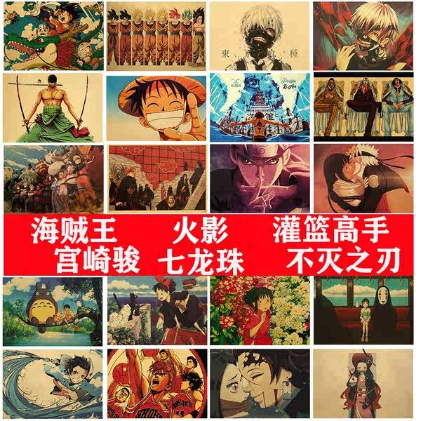room decoration for men room decoration Pelekat dinding poster anime ...