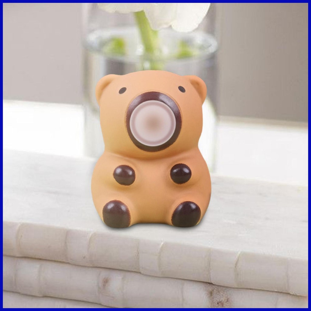 Capybara Figurine Toy Cartoon Capybala Bubble Spitting Statue Capybara ...