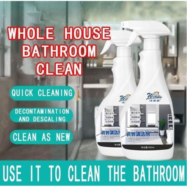 Tiles Cleaner 500ml Remove Stubborn Dirt Urine Stains Mold Spots on ...