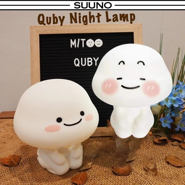 Kawaii New Quby Lamp Cute Bear Clever Baby Sleep Warm Light Doll Table ...