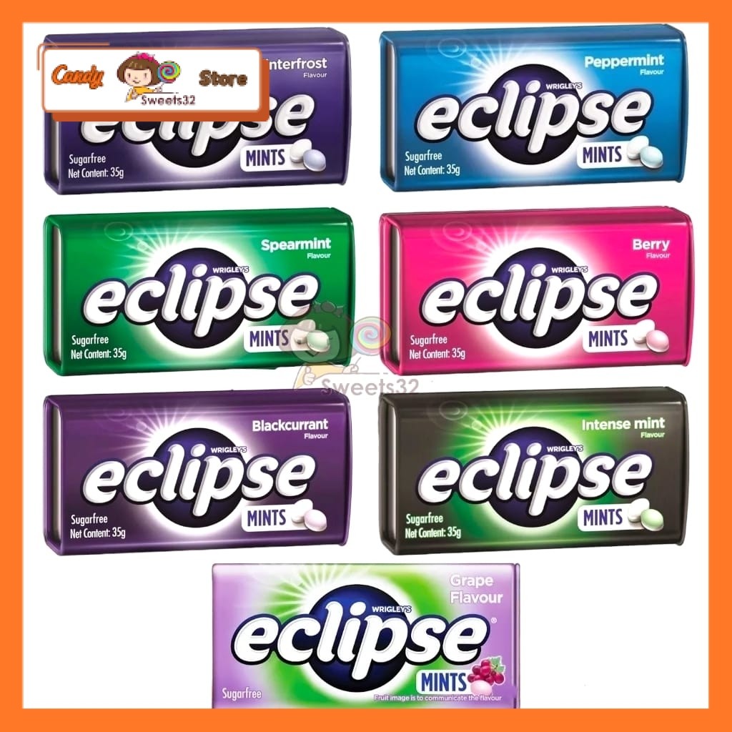 35g Eclipse Assorted Mints Breath Freashner Sugarfree Candy 箭牌易极薄荷糖 ...