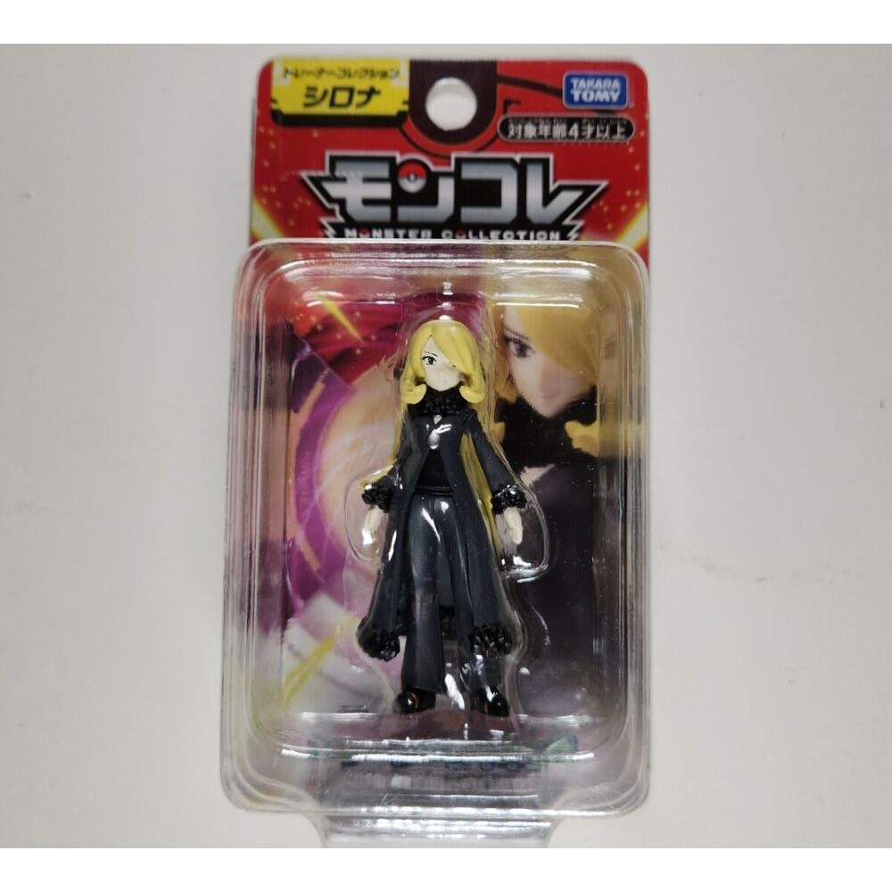 Takara Tomy Pokemon Moncolle Trainer Collection Cynthia Shirona Figure ...