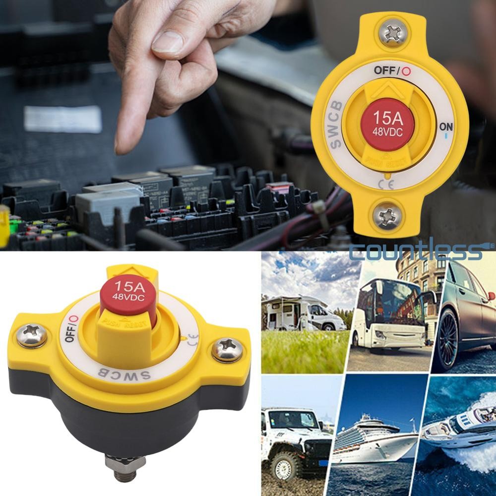 48V DC Car Battery Switch IP67 Waterproof Battery Cut Off Circuit ...