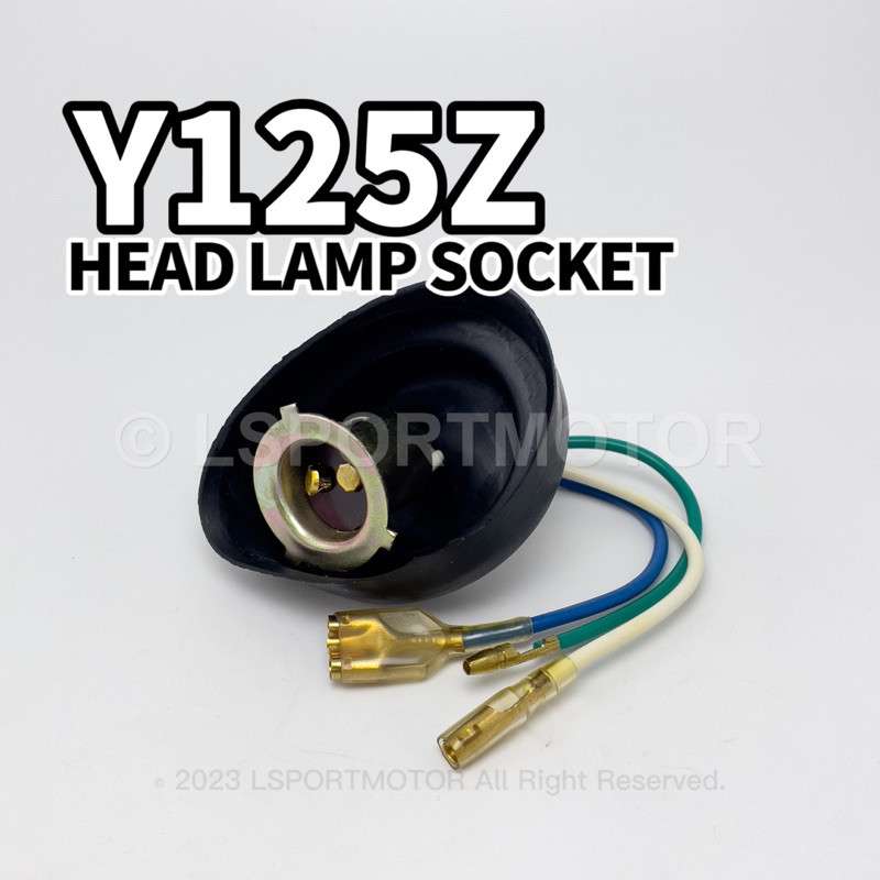 YAMAHA Y125Z HEAD LAMP SOCKET FRONT DEPAN LAMPU KEPALA SOCKET WIRE WIRING 125 Y125 | Shopee Malaysia