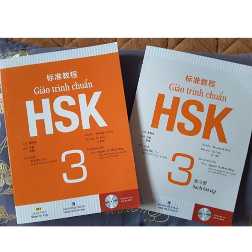 Aha - HSK 3 standard textbook (Lesson book + Workbook) - (Beautiful ...