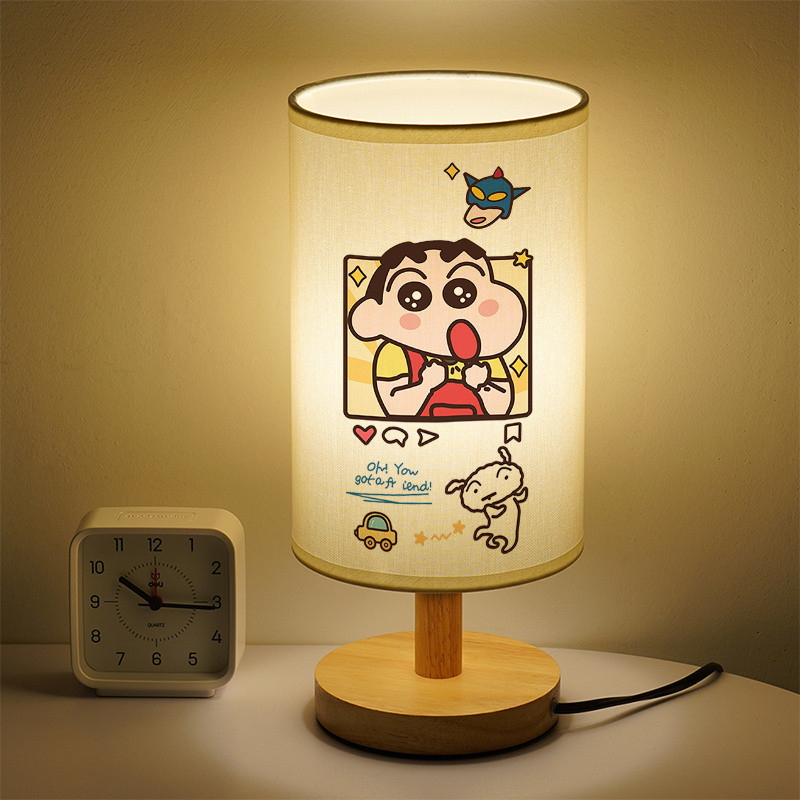 Lampu meja kecil Crayon Shin-Chan, pasangan kartun, lampu malam ...