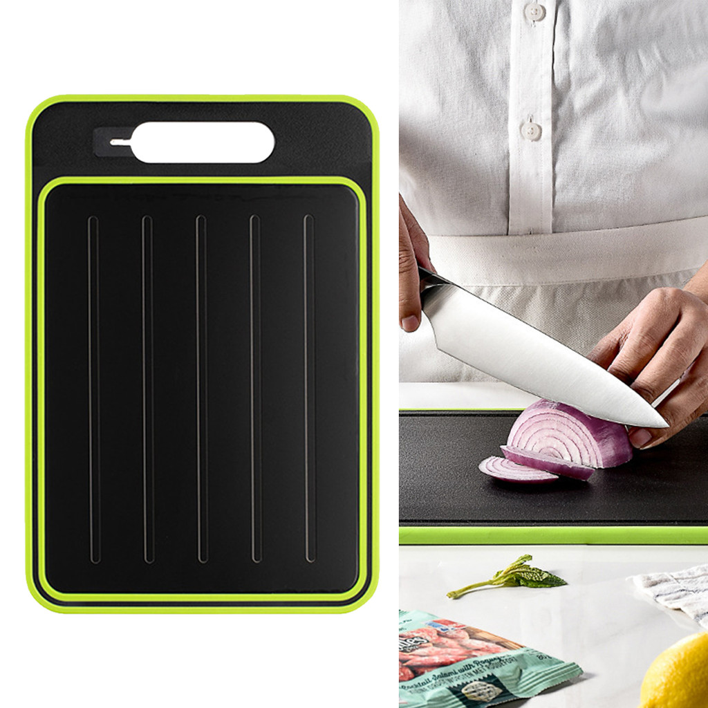 Double Defrosting Tray Cutting Board with Grater Sharpener Double Sided ...