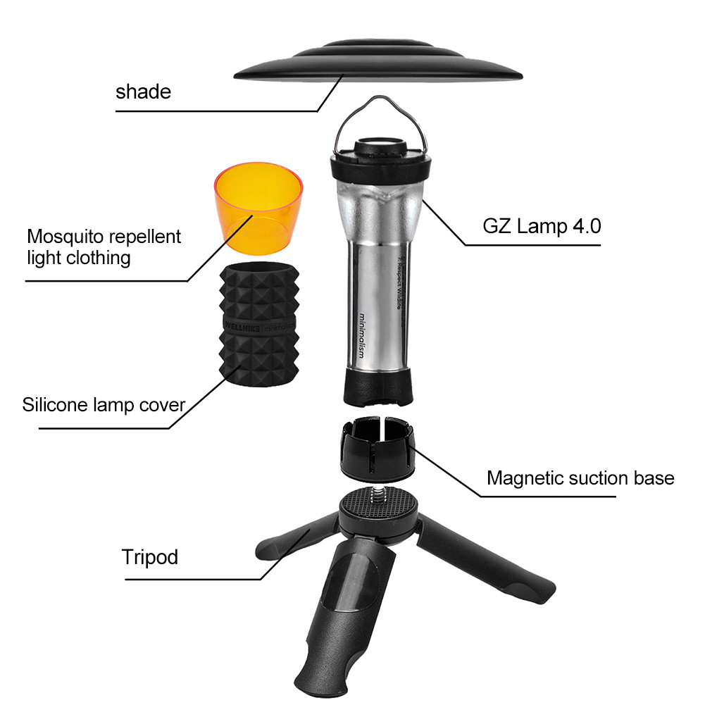 [Hotbrand.my] Small Lampshade Plastic Camping Light Cover Insect ...