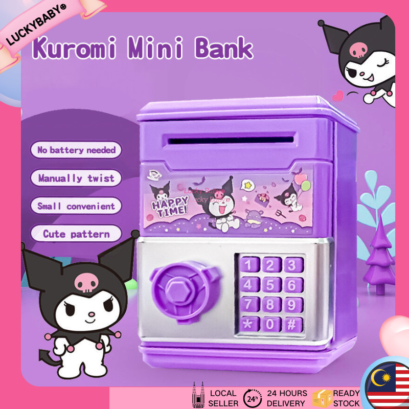 Mini Kuromi Piggy Bank for Kids Tabung Duit Kanak Kanak Girls Boys ...