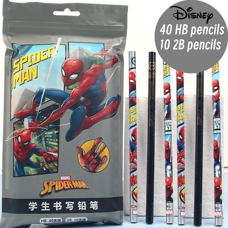 Disney Pencil Marvel Spider-Man Pencil Elementary School Non-toxic ...
