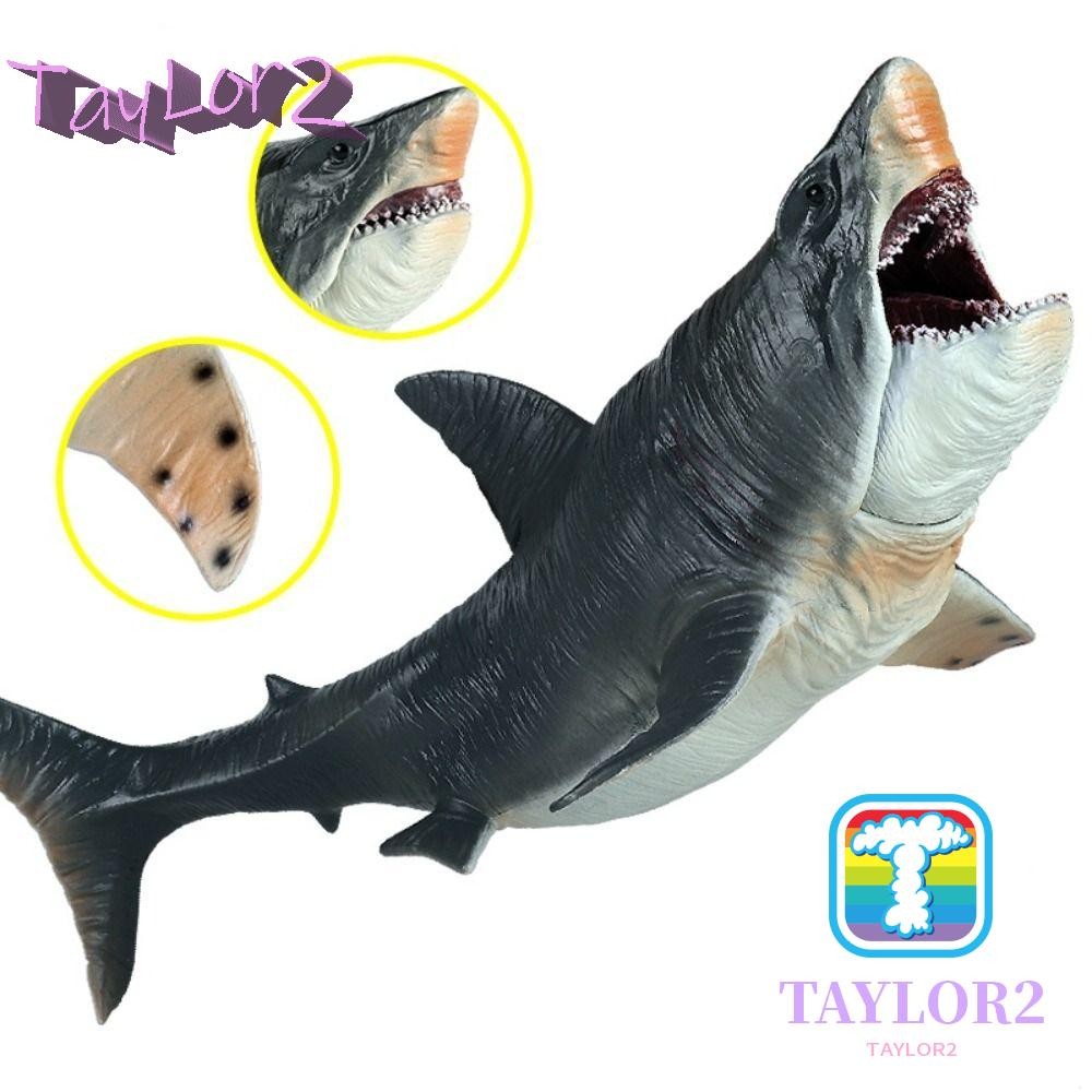 ATAYLOR Megalodon Action Figure, Marine Life Sea World Ocean Animals ...