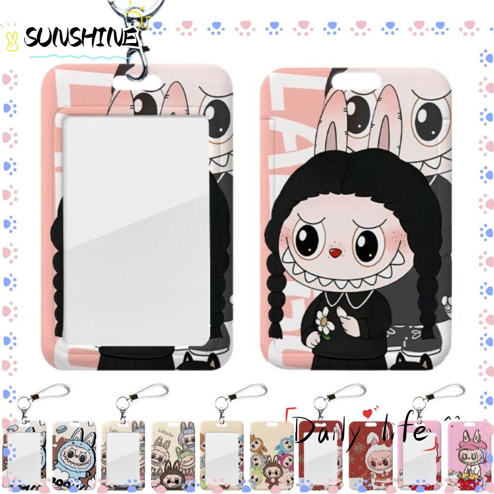 1SUNSHINE Labubu Card Sleeve, Cartoon Image for Bubble Mart PVC Labubu ...