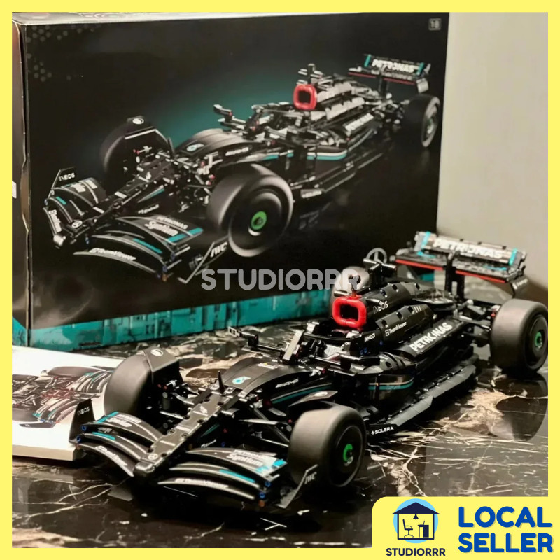 1642PCS Mercedes AMG F1 W14 E Motorsport Race Car Building Blocks ...