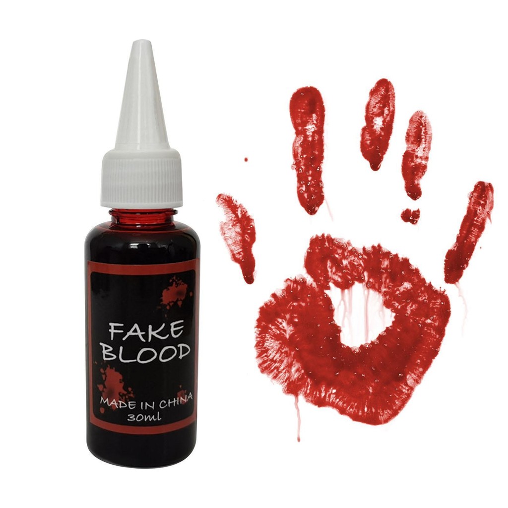 Stage Blood Blood Splatter Halloween Fake Plasma 1.05 Oz Washable Fake ...