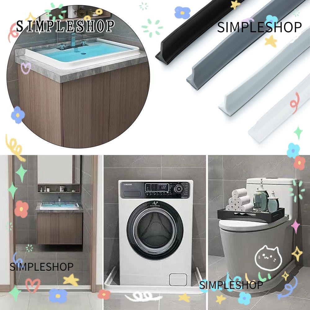 SIMPLESHOP Water Retaining Strip Shower Dam Bathroom Accessories Dry ...
