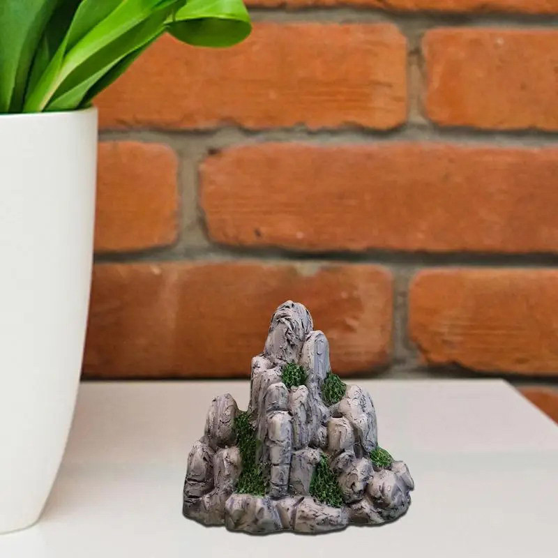 GMARTY Mini Mountain Miniature Fake Stone Artificial Hill Toys ...