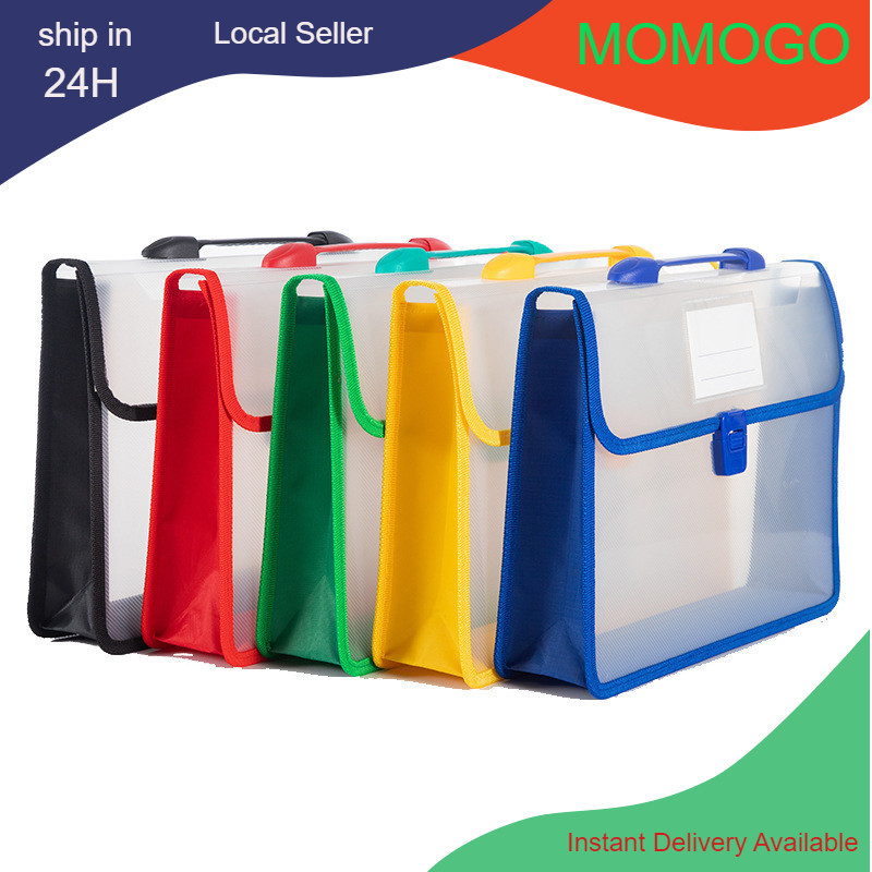 310*220mm A4 Size Document File Bag with Handle（Black/Blue/Red ...